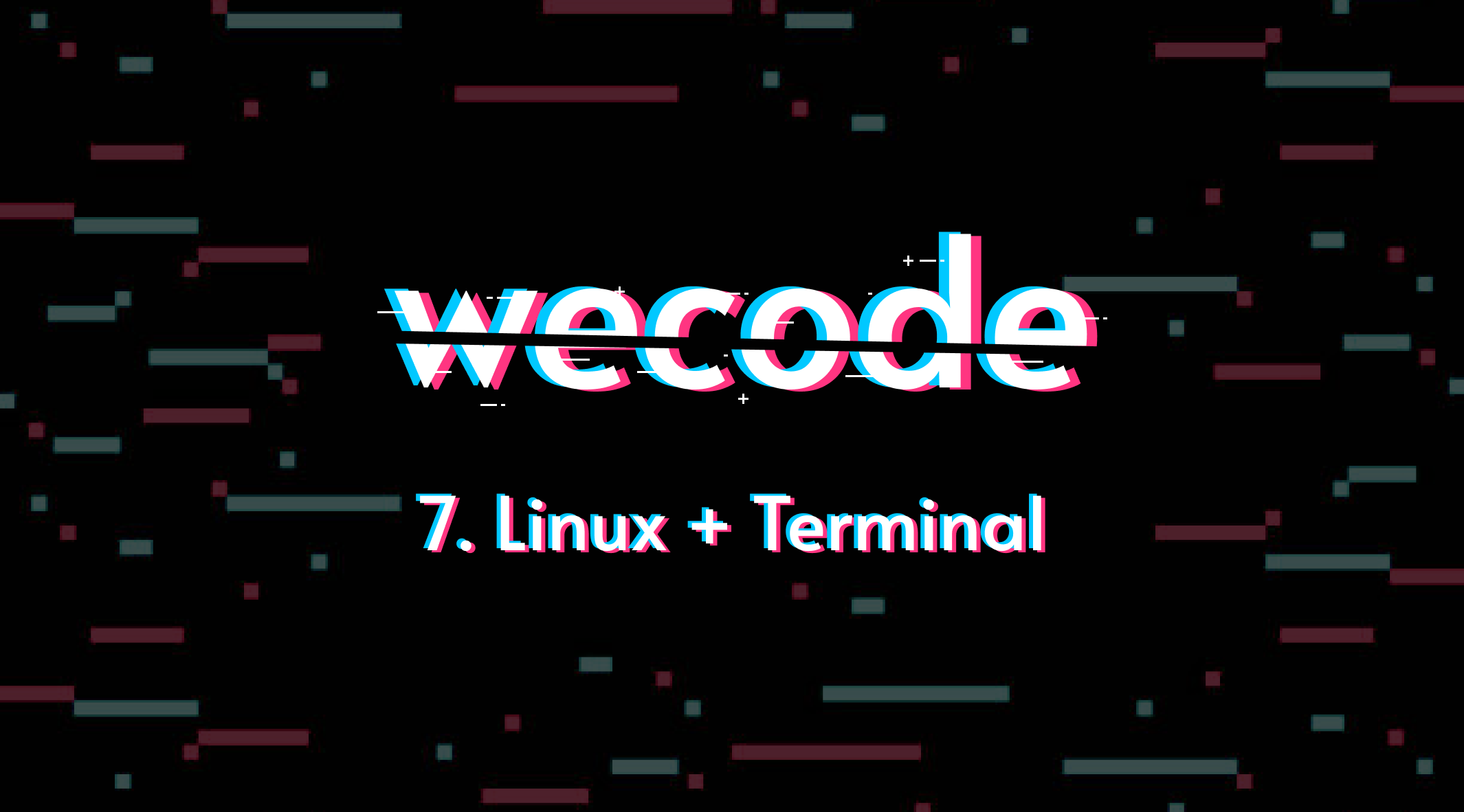 wecode 7. Linux + Terminal
